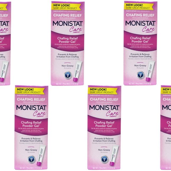 None | Other | 6 Pack Monistat Soothing Care Chafing Relief Powdergel ...